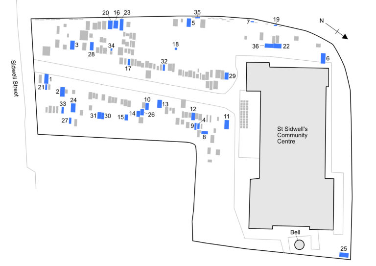 Graveyard Plan - Heritage Hub